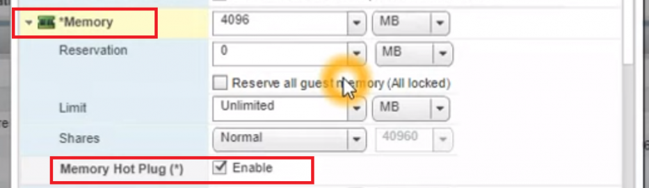How to enable Hot Plug CPU and Hot Plug Memory – AgileOps